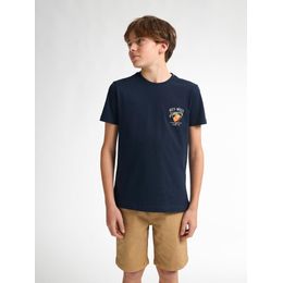 PETROL INDUSTRIES T-Shirt mit Logo Pelicanbay in Blau | Gr.: 152