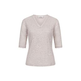 Nübler Nübler Trachtenbluse kurzarm Frieda in Silber | Gr.: 46