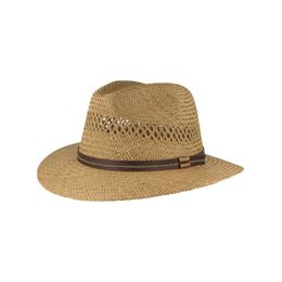 BREITER Strohhut in beige | Gr.: 59