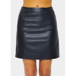 SASSYCLASSY Rock aus Kunstleder in schwarz | Gr.: L