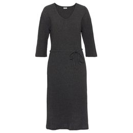 Lascana Strickkleid in anthrazit-melange | Gr.: 36-38