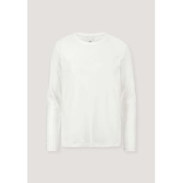hessnatur Langarm-Schlafshirt in naturweiss | Gr.: 48