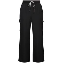 Ulla Popken Schlupfhose in schwarz | Gr.: 44 - Normalgröße