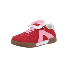 Ital-Design Freizeitschuh in Pink und Rot | Gr.: 38