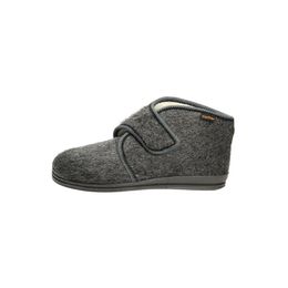 Fischer Hausschuhe in Grau | Gr.: 45