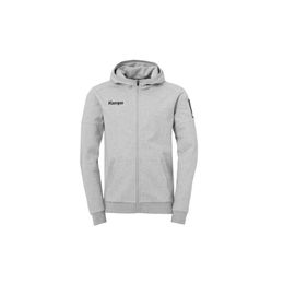 Kempa Kapuzenjacke STATUS in grau melange | Gr.: M