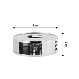 ECHTWERK St&ouml;vchen in Silber - &Oslash; 16 cm - 44% | Kerzen-vasen