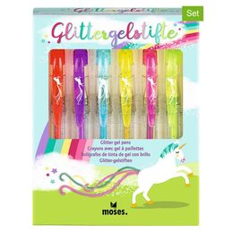 moses. 2er-Set: Einhorn-Glittergelstifte in Bunt - ab 3 Jahren - 14% | Kinder-kreativspielzeug