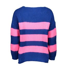miss goodlife Pullover "Stripes" in Blau/ Pink - 83% | Größe M | Damen-pullover-cardigans