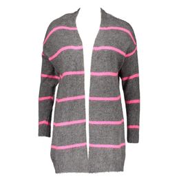 miss goodlife Cardigan in Grau/ Pink - 87% | Gr&ouml;&szlig;e M | Damen-pullover-cardigans