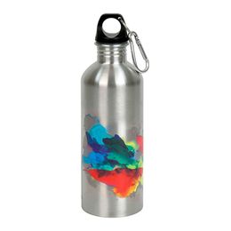 K&ouml;nitz K&ouml;nitz Trinkflasche "On Colour Flow" in Silber/ Bunt - 600 ml - 19% | Damen-outdoor-ausruestung