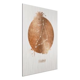 Bilderwelten Alu-Dibond Outdoor Bild Sternzeichen Steinbock Gold