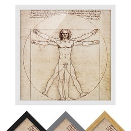 Vintage Bild mit Rahmen Da Vinci