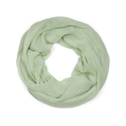 styleBREAKER Seidiger unifarbener Loop in Lindgrün | Gr.: onesize