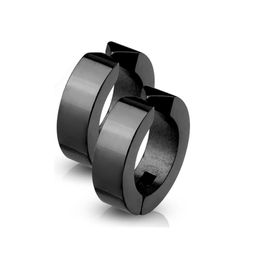 BUNGSA Ohrstecker in Schwarz | Gr.: onesize