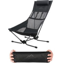 Normani Outdoor Sports Campingstuhl Saskatchewan in Grau | Gr.: onesize