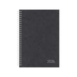 Brunnen Buchkalender 797 16,8x24cm 1 Woche/2 Seiten Karton-Einband schwarz ... | Gr.: onesize