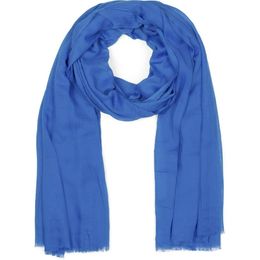 styleBREAKER Schal mit Fransen in Royalblau | Gr.: onesize