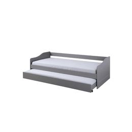 ebuy24 Bett Leonie Grau 207 x 96 cm | Gr.: onesize