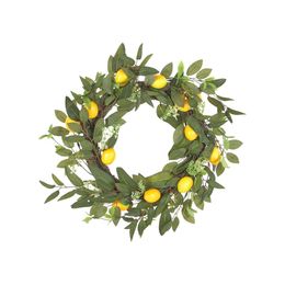 Beliani Kranz LENRUN in Grün - (W) 50 x (H) 50 x (L) 4 cm | Gr.: onesize