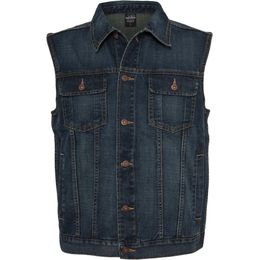 Urban Classics Jeans-Westen in denimblue | Gr.: XXL