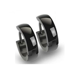 BUNGSA Ohrstecker in Schwarz | Gr.: onesize