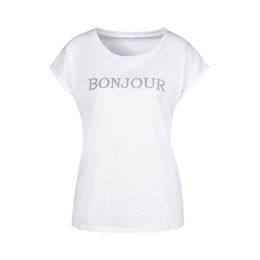 Vivance T-Shirt in weiß | Gr.: 36-38