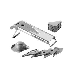 Stoneline Gemüsehobel Set 9-teilig in Silber | Gr.: onesize