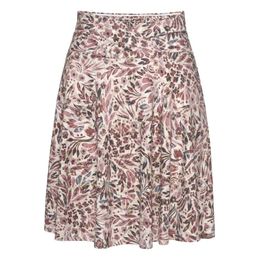 Vivance Jerseyrock in creme-mauve bedruckt | Gr.: 38