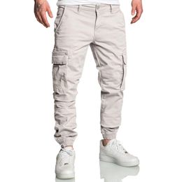 Amaci&Sons Amaci&Sons Cargo Jogger-Chino PLANO in Hellgrau | Gr.: W38