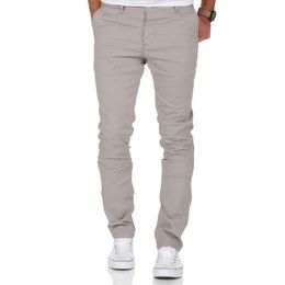 Amaci&Sons Amaci&Sons Slim Fit Chino mit Stretch ATLANTA in Hellgrau | Gr.: W29/L30