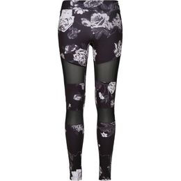 Urban Classics Leggings in darkflower | Gr.: XS