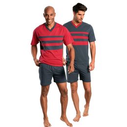Le Jogger Pyjama in rot, grau | Gr.: S