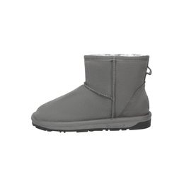 EVERAU Australia Mini Classic Stiefel Emu Nappa in Grau | Gr.: 40