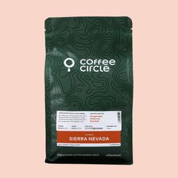 Coffee Circle Kaffee Sierra Nevada, 250g ganze Bohne, Arabica aus Äthiopien, Geschmack von Nüssen & Karamell, milder Kaffee