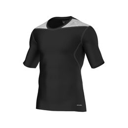 Adidas TechFit Kompressionsshirt Kurzarm in Schwarz | Gr.: L