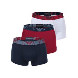 Emporio Armani Boxershort 3er Pack in Blau/Rot/Weiß | Gr.: L