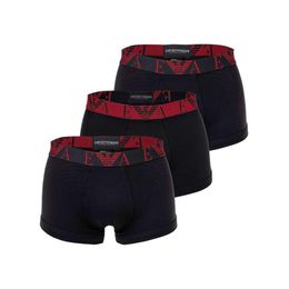 Emporio Armani Boxershort 3er Pack in Schwarz/Rot | Gr.: M
