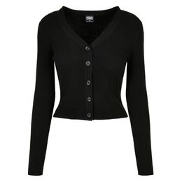 Urban Classics Gestrickte Strickjacke in black | Gr.: L