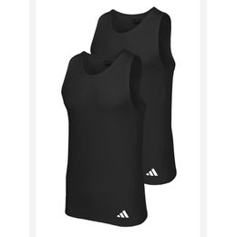 Adidas Tanktop Active Flex Cotton Ergonomic in Black | Gr.: L