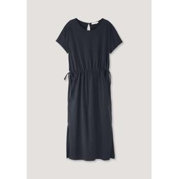 hessnatur Jersey-Kleid in marine | Gr.: 36