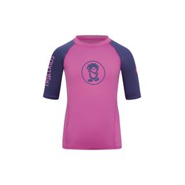 Trollkids Badeshirt "Kvalvika T" in Lila | Gr.: 128
