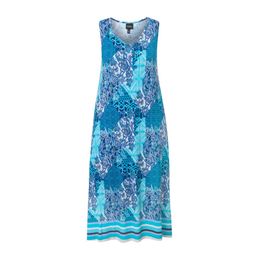 Ulla Popken Jerseykleid in tiefes aqua | Gr.: 54-56