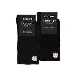 Occulto 10er Pack Komfort Socken Philipp in Schwarz | Gr.: 47-50