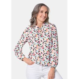 GOLDNER Bluse Zeitlose Bluse mit einzigartigem Druck in multicolor | Gr.: 44