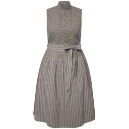 Ulla Popken Kleid in grey taupe | Gr.: 46 - Normalgröße