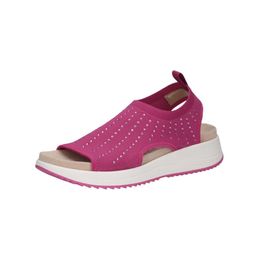 Caprice Sandale in PINK KNIT | Gr.: 40