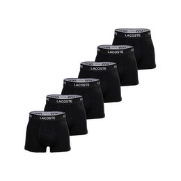 Lacoste Boxershort 6er Pack in Schwarz | Gr.: XXL