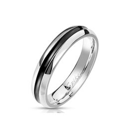BUNGSA Ring in Schwarz/Silber | Gr.: 49