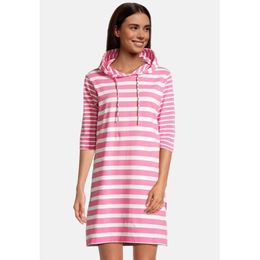 Salzhaut Knielanges Kleid (Midi) PANNEVOGEL in Offwhite-Blossom | Gr.: XXL